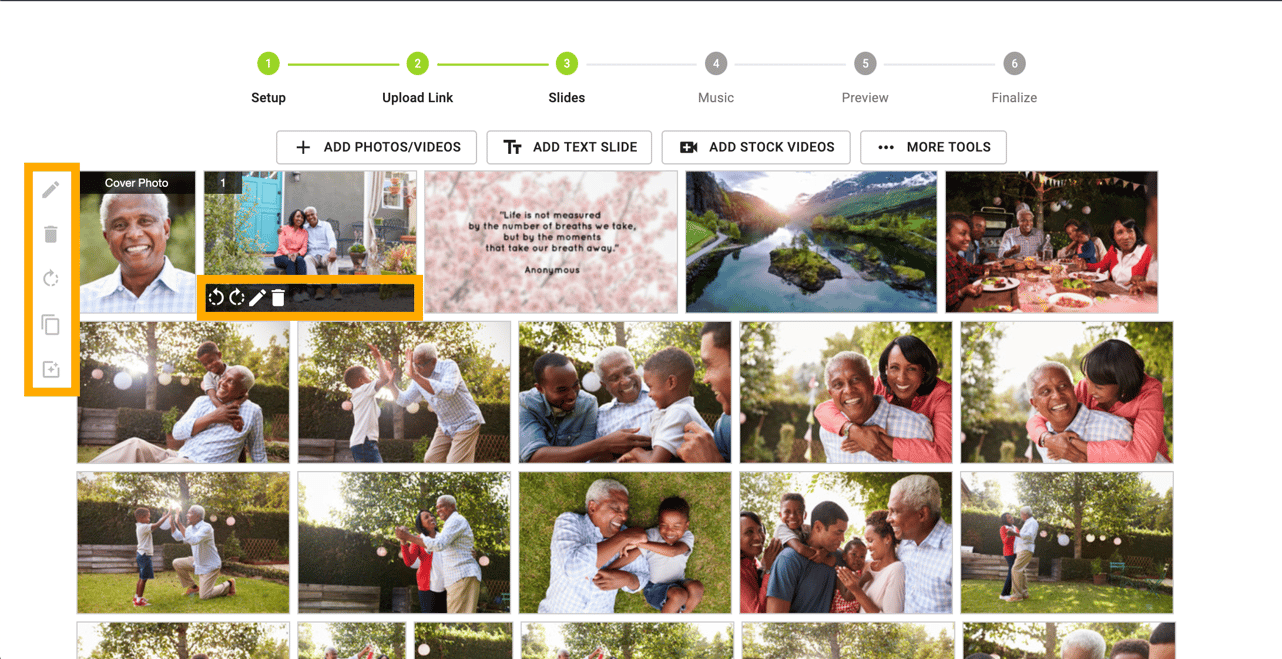 What Photo Editing Options are there in Tukios?