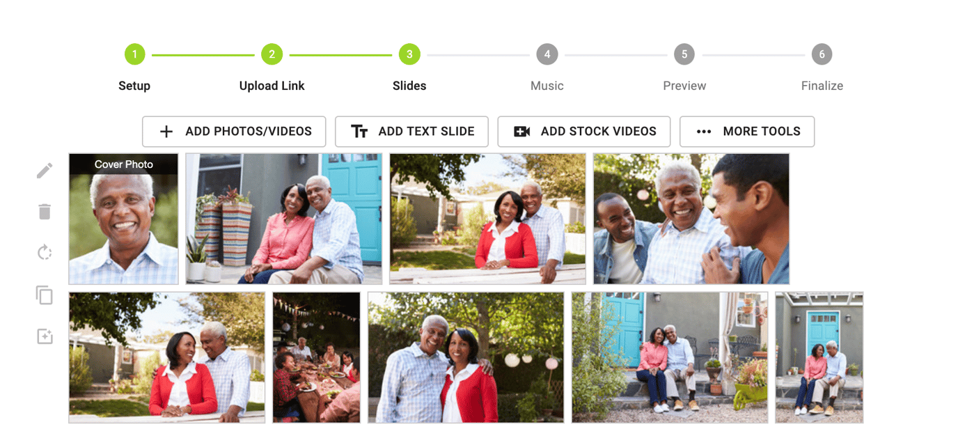 How do I randomize the photos?