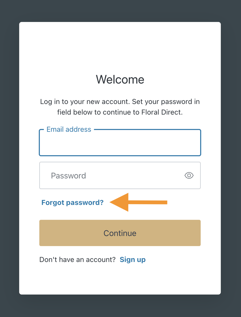 How do I reset my password on Condolences?